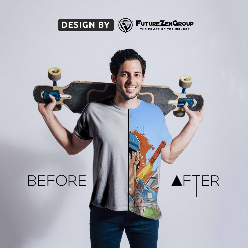 Realistic T-shirt Mockup PSD - FutureZenGroup