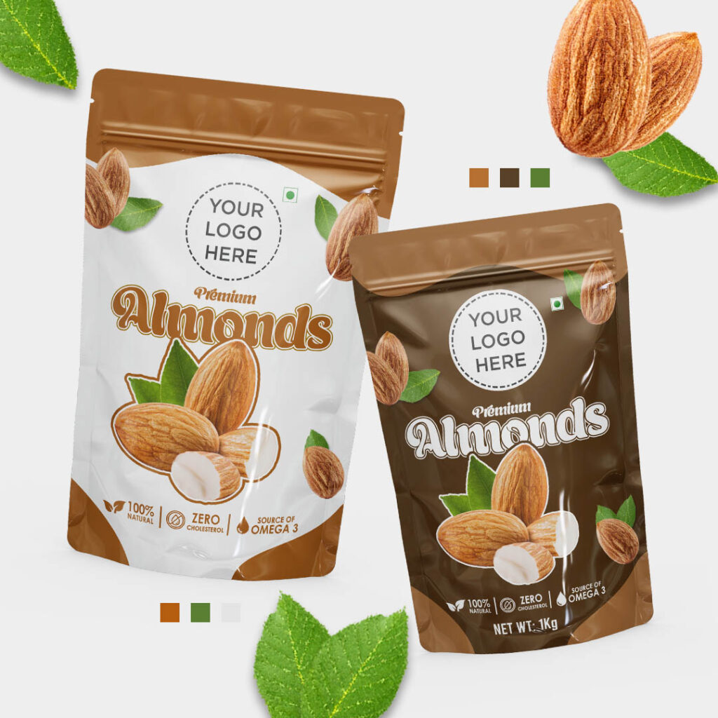Almond Packaging Design - FutureZenGroup
