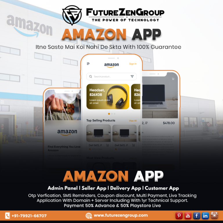 Amazon App (Multi-Vendor) Application - FutureZenGroup