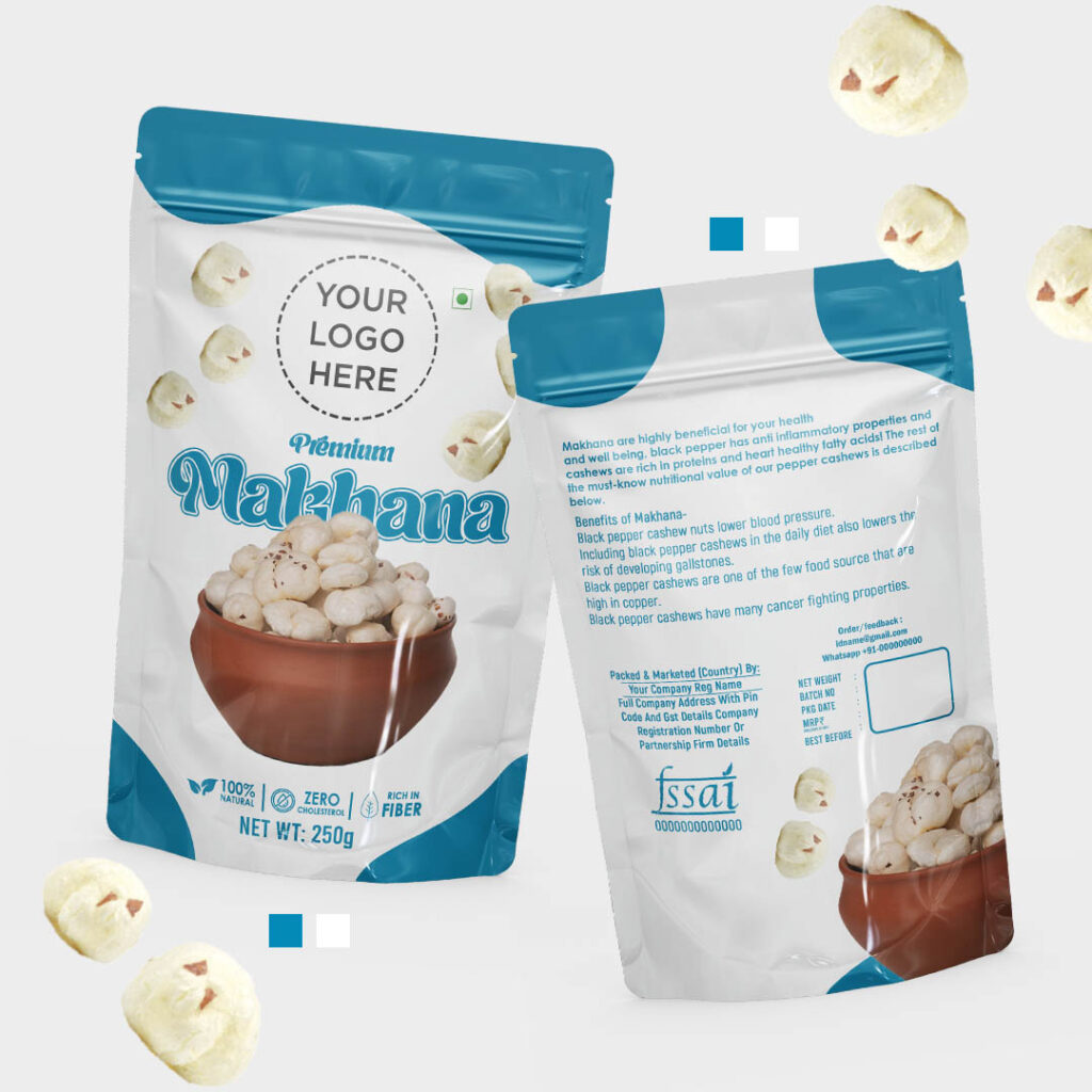 Makhana Packaging Design PSD - FutureZenGroup